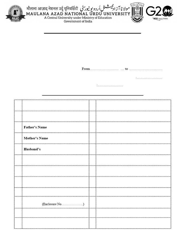 CAS Promotion Application Form 2024 | PDF | Mentorship | Doctor Of ...