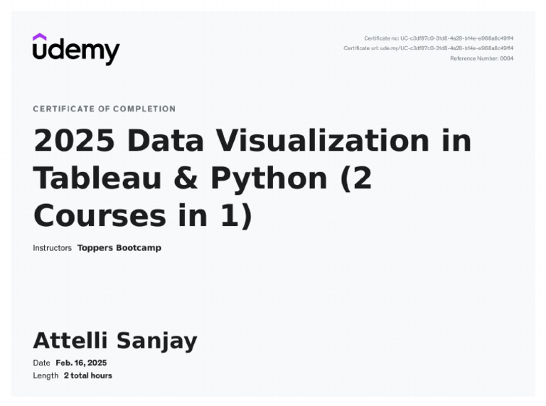 Data Visualization in Tableau & Python | PDF