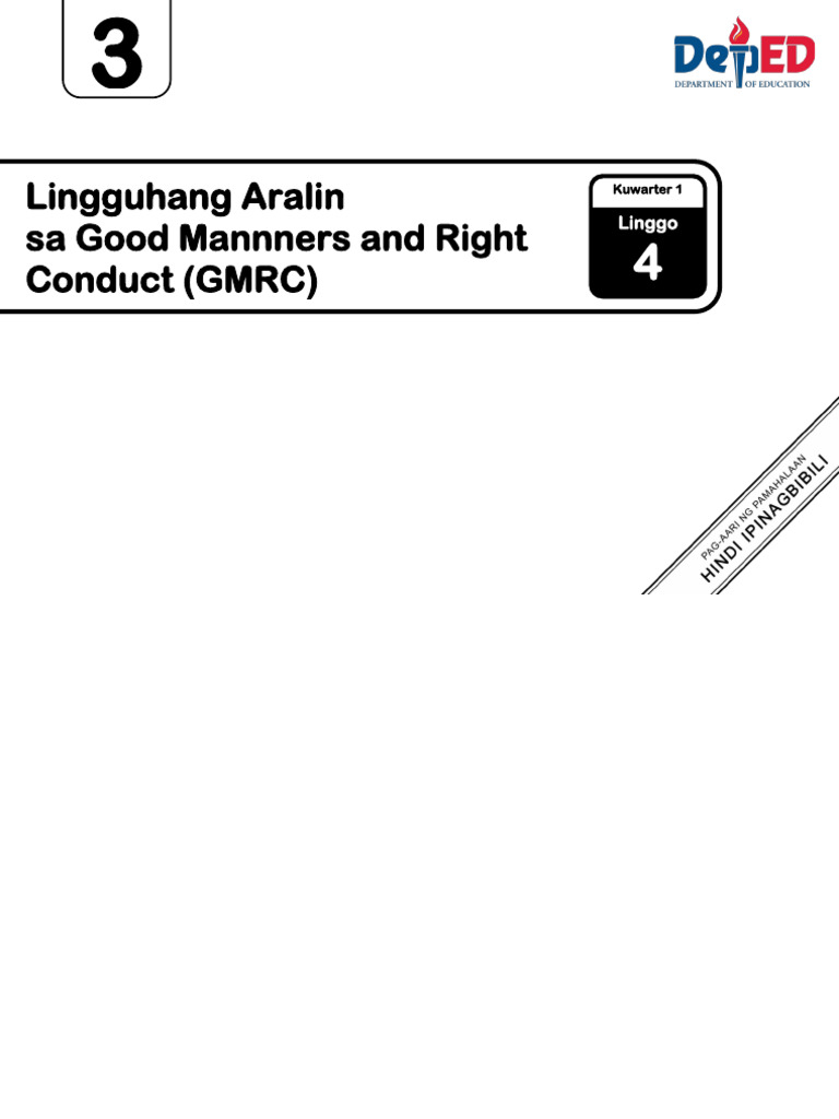 Week4 LE GMRC3 Q1 W4 V2a | PDF