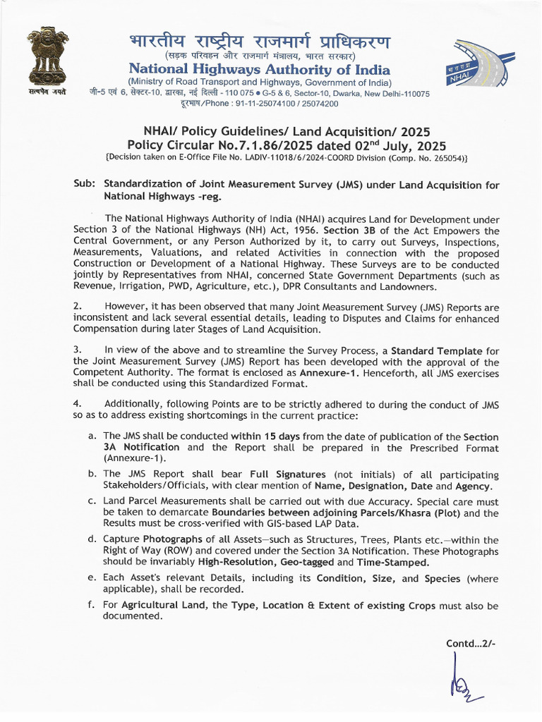 Policy Circular No. 7.1.86 | PDF