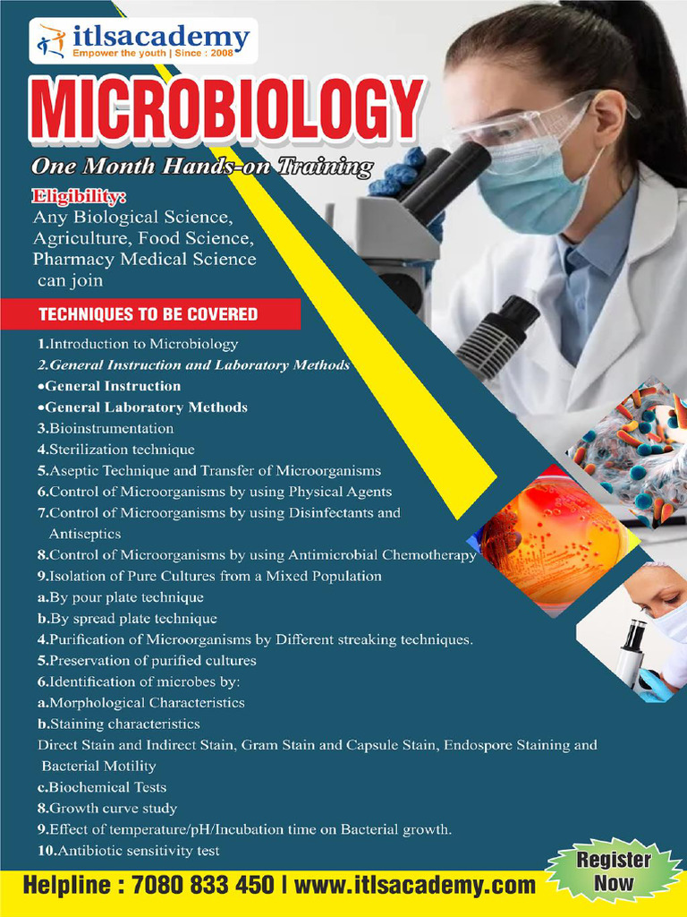1 Microbiology Training | PDF