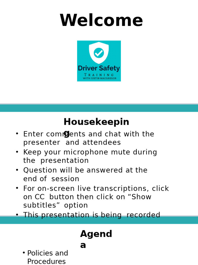 Driver Safety Presentation | PDF | Driving Under The Influence | Driving