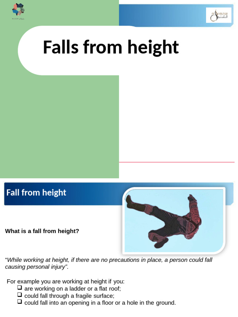 Fall Protection Guidelines for Heights | PDF | Scaffolding | Elevator