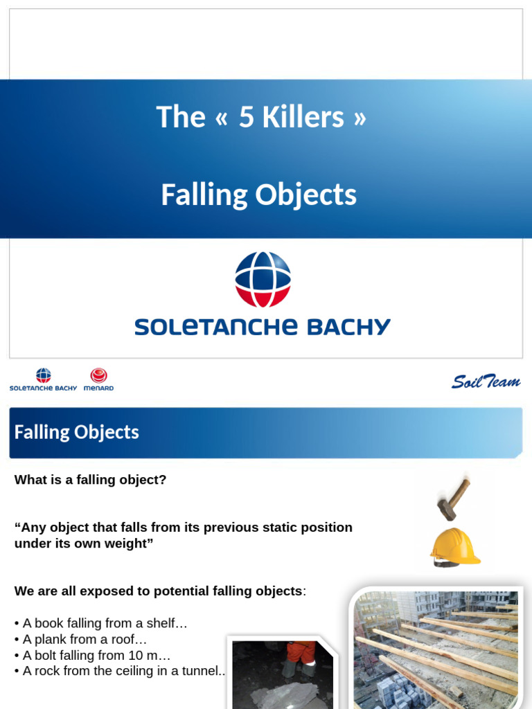 Falling Objects Safety and Prevention Guide | PDF