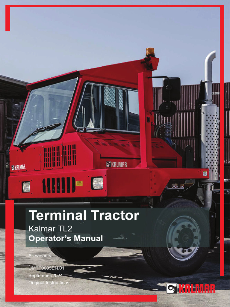 Kalmar TL2 Operator's Manual Overview | PDF | Tractor | Axle