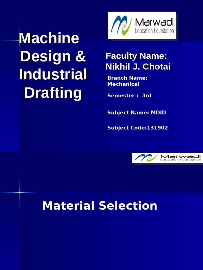 Material Selections | PDF | Ductility | Deformation (Engineering)