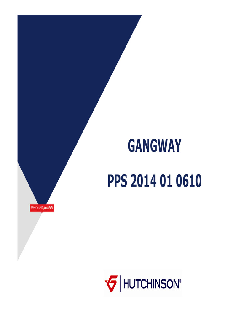 Hutchinson Gangway Solutions Overview | PDF | Rapid Transit ...
