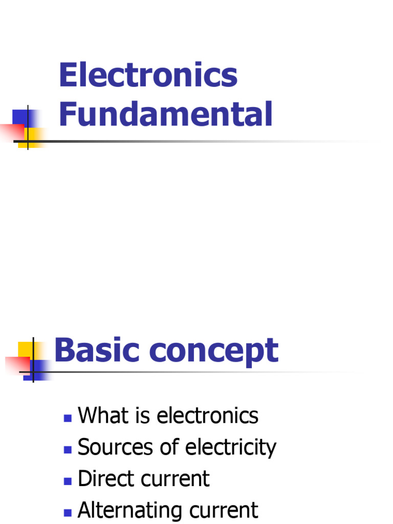 Electronics Basics and Tools Guide | PDF | Electric Current | Electricity