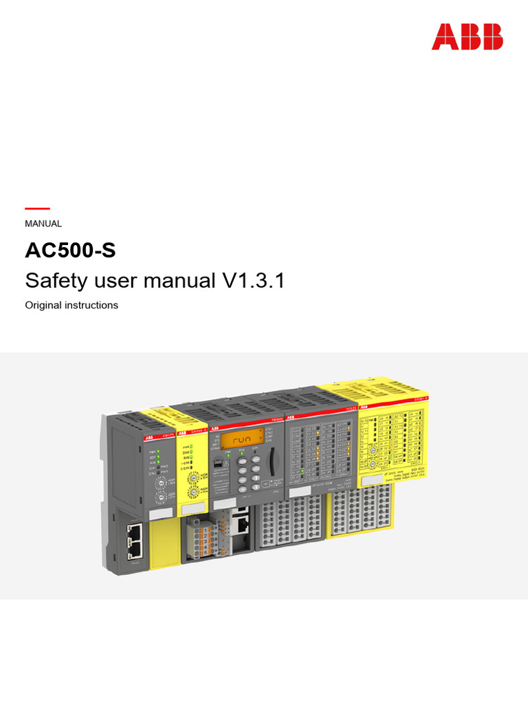 ABB Safety Manual | PDF | Programmable Logic Controller | Relay
