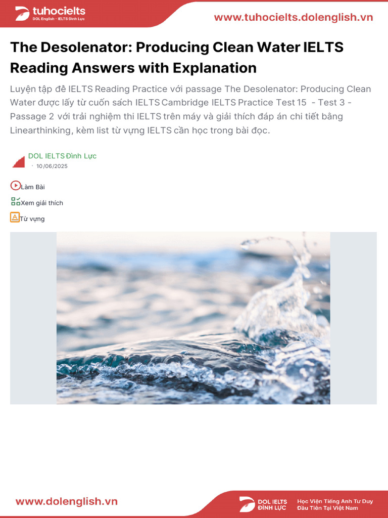 Desolenator: Clean Water Solutions | PDF | Water | Desalination