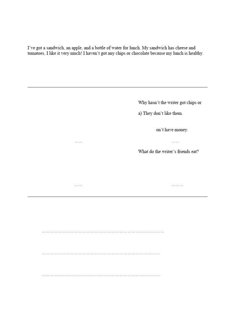 Reading Comprehension For English Part-Time | PDF