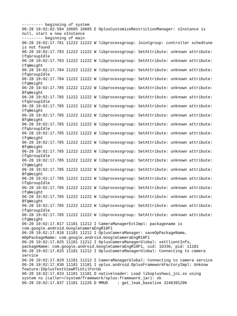 Log Cat 1751115737691 | PDF | Computer Engineering | System Software