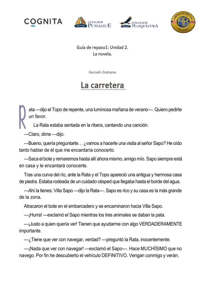 Análisis de "El viento en los sauces" | PDF