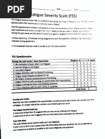 Fatigue Assessment Scale (FAS) | PDF