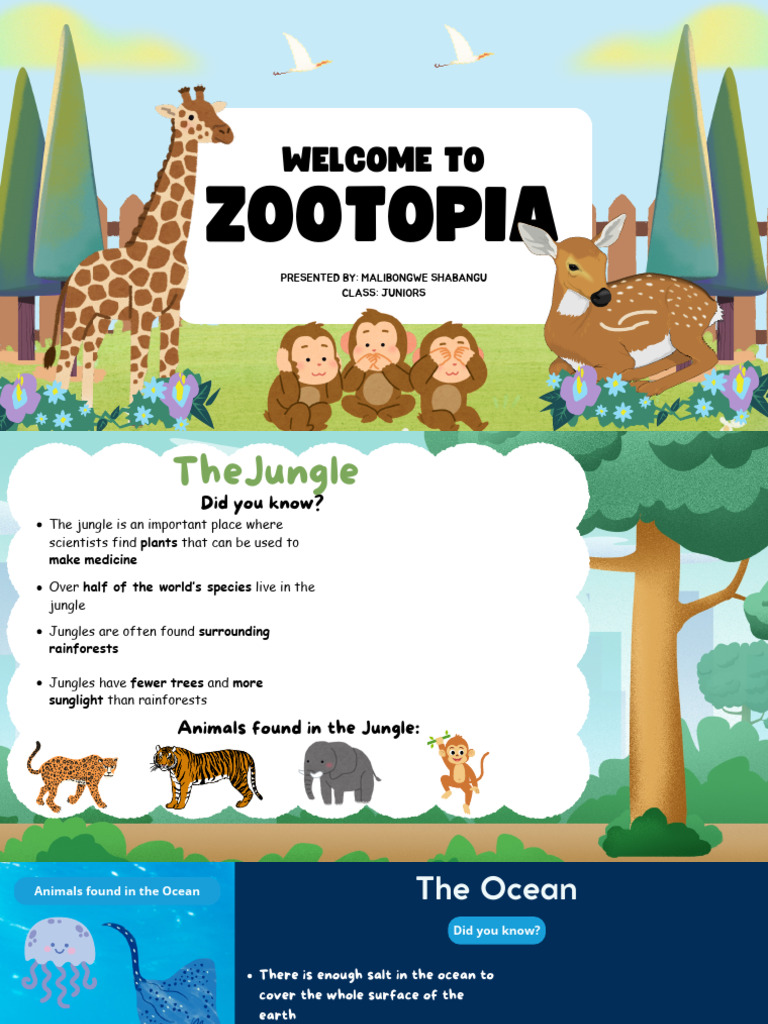 Mali's Zootopia Slideshow | PDF
