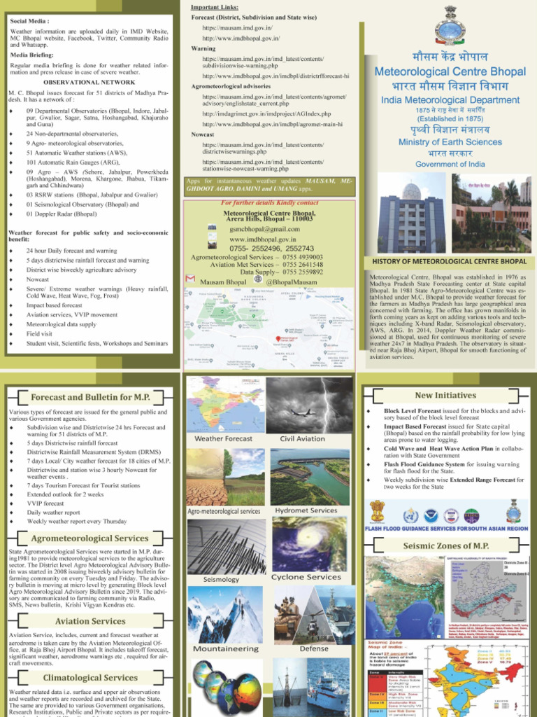 Meteorological Centre Bhopal | PDF