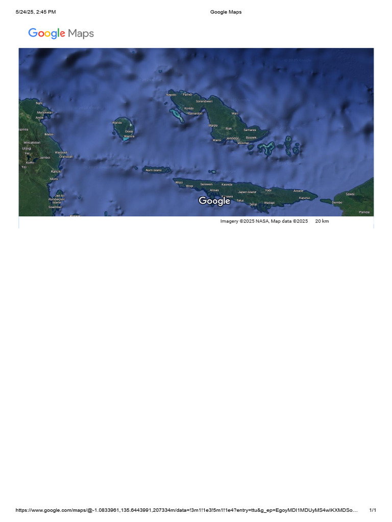 Biak Numfor Peta | PDF