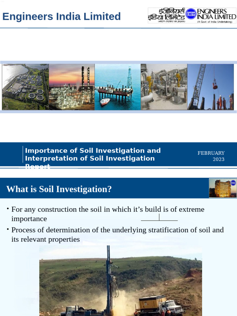 Soil Investigation Importance and Methods | PDF | Drilling | Deep ...