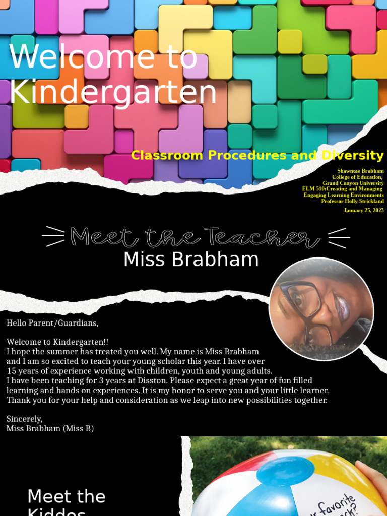 Kindergarten Classroom Procedures Guide | PDF | Classroom | Learning