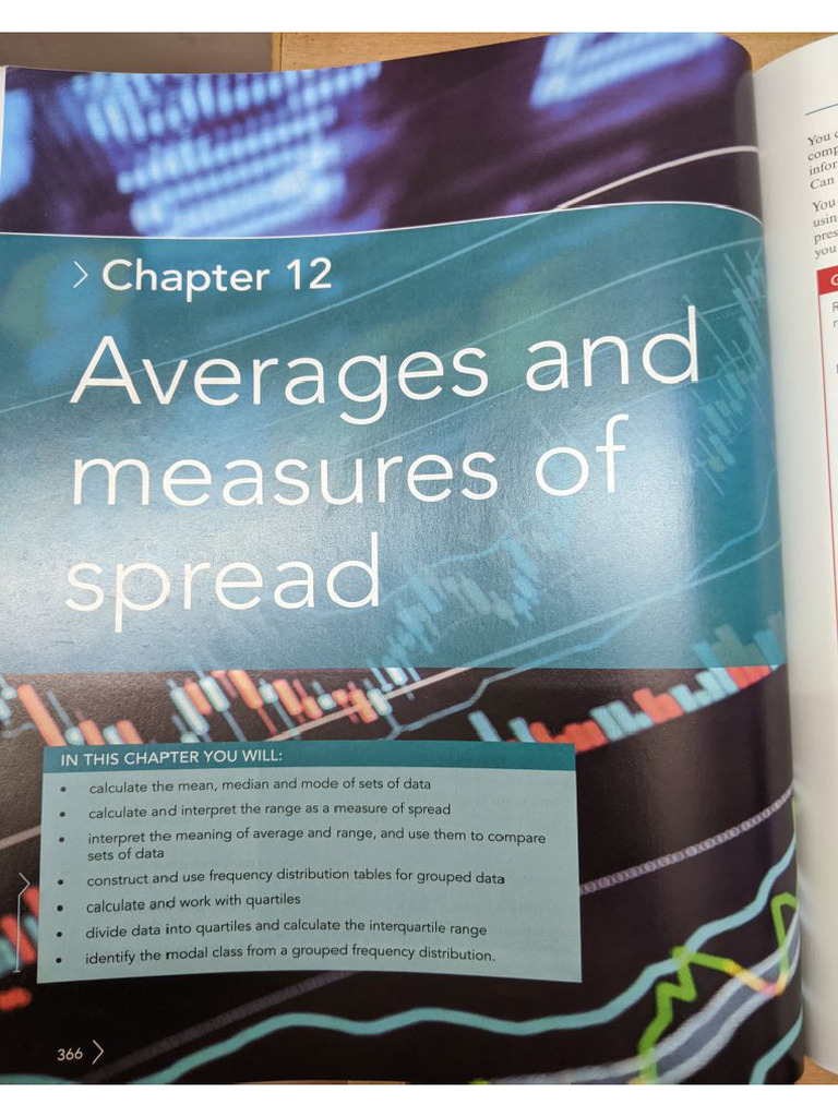 Averages and Measure of Spread | PDF