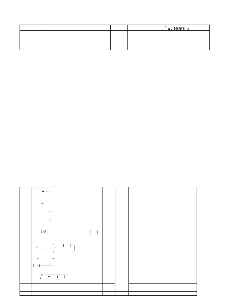 Year 10 EOY P2 Mark Scheme | PDF | Area | Mathematics