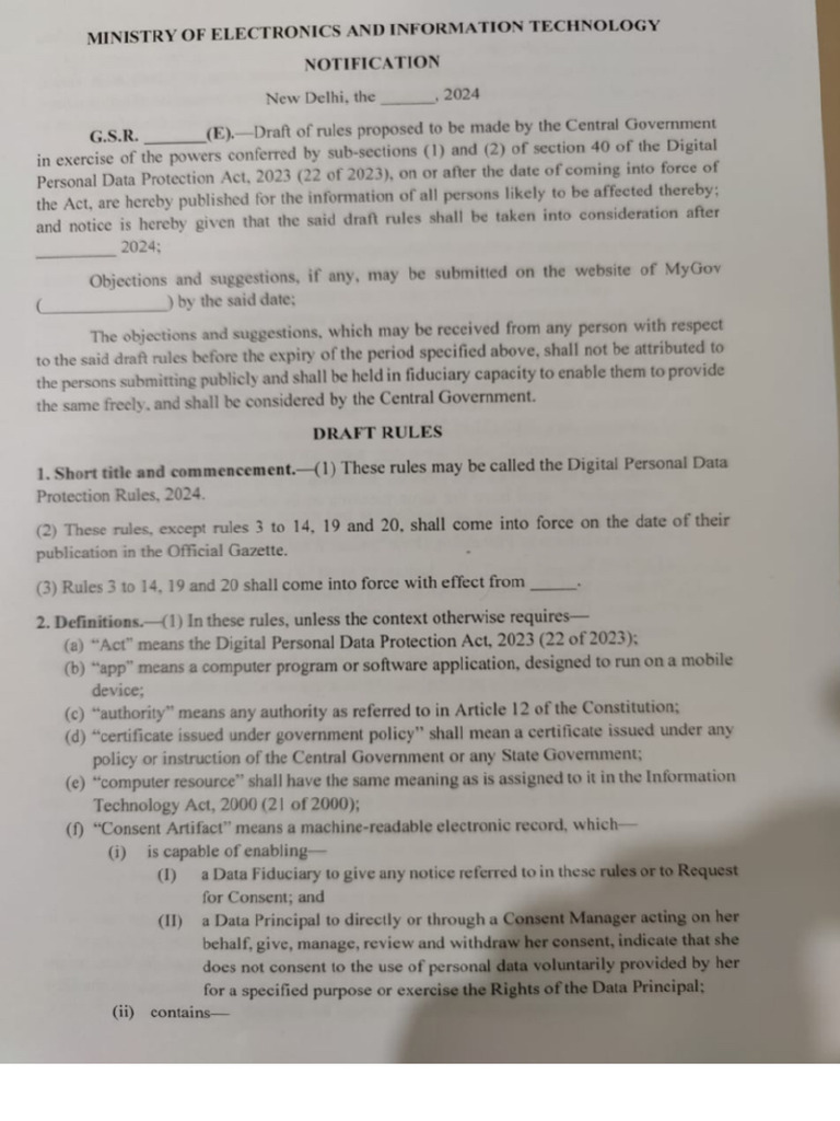 Draft Rules Revised | PDF