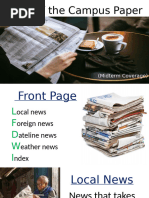 Magazine and Newspaper Terminology Guide | PDF | Page Layout | Text