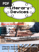 Literary Devices Worksheet | PDF | Metaphor | Linguistics
