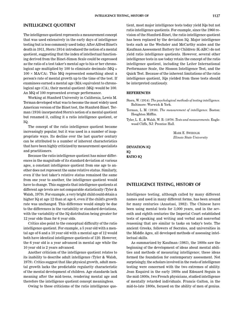 Encyclopedia of Special Education - 2008 - Kaufman - Intelligence ...
