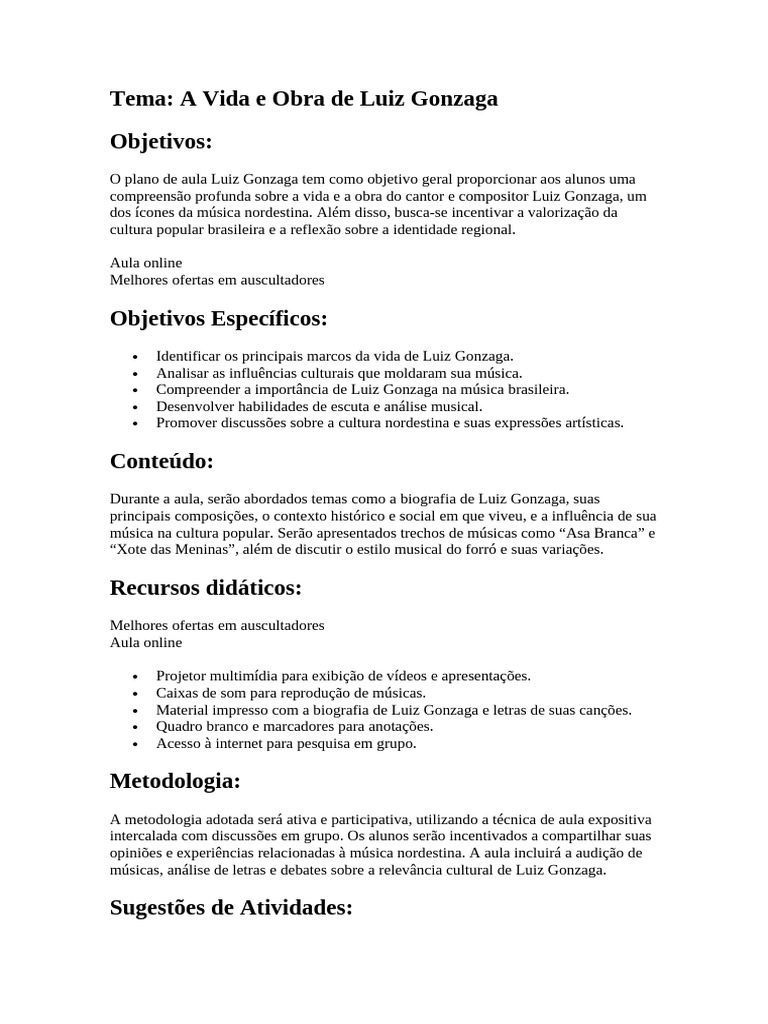 Luiz Gonzaga 3 Ano | PDF