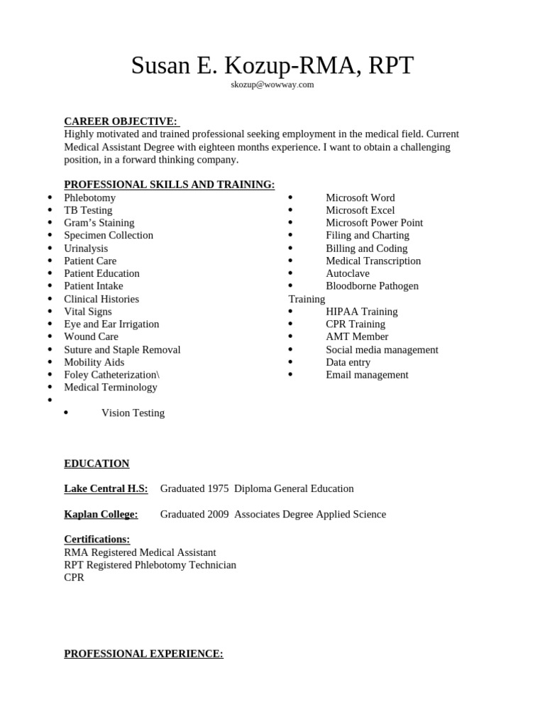 Medical Assistant Career Overview | PDF | Audit | Business