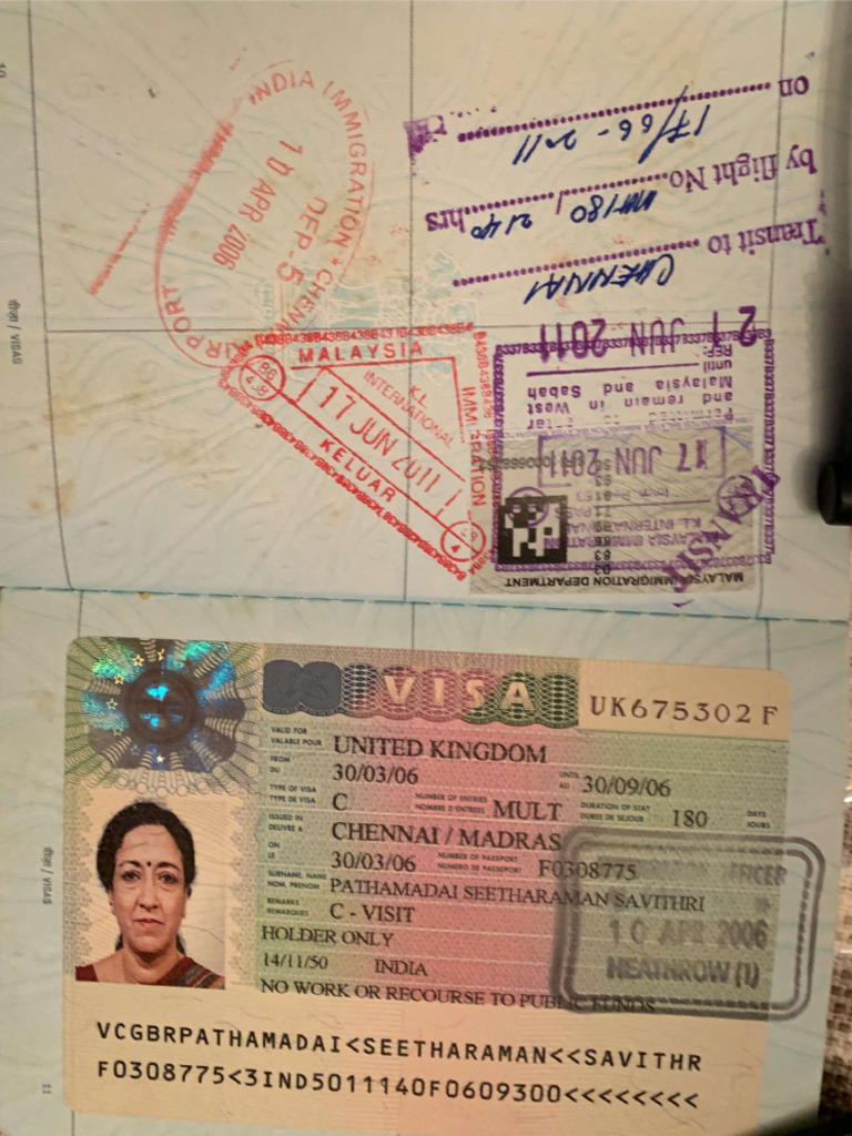 Travel History Savithri Compressed | PDF