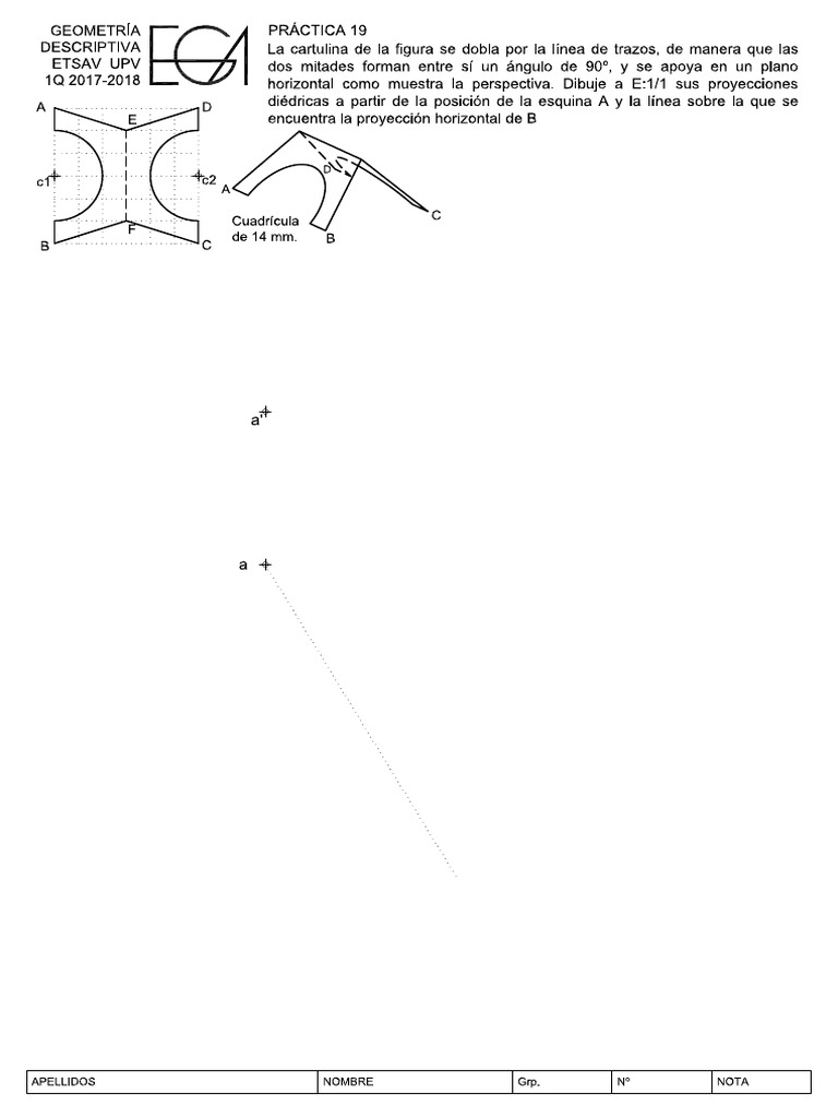 Ejercicios de Diédrico 24-25 | PDF