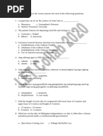 LET General Education 2020 2025 Complete With Key | PDF