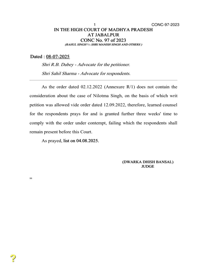 CONC 97 2023 Order 08-07-2025 Digi | PDF