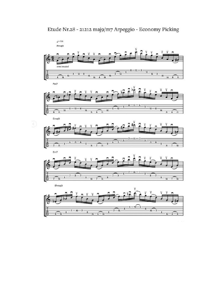 Estudode Arpejos | PDF