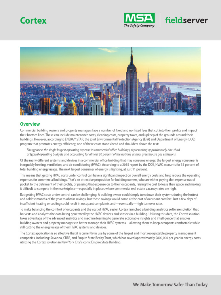0700-124-MC SMC FieldServer Cortex Case-Study | PDF | Internet Of Things