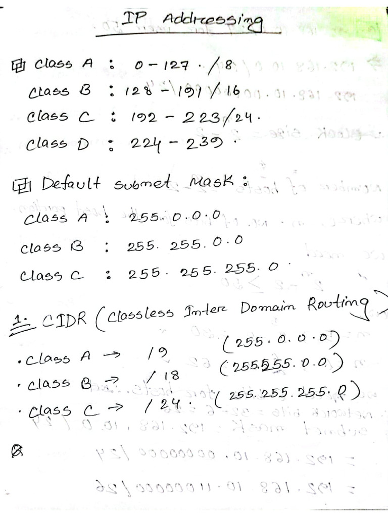 Cidr & VLSM | PDF