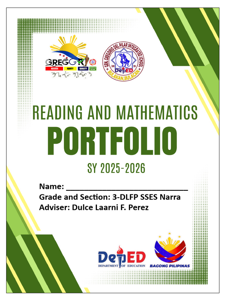 Reading and Mathematics Portfolio | PDF
