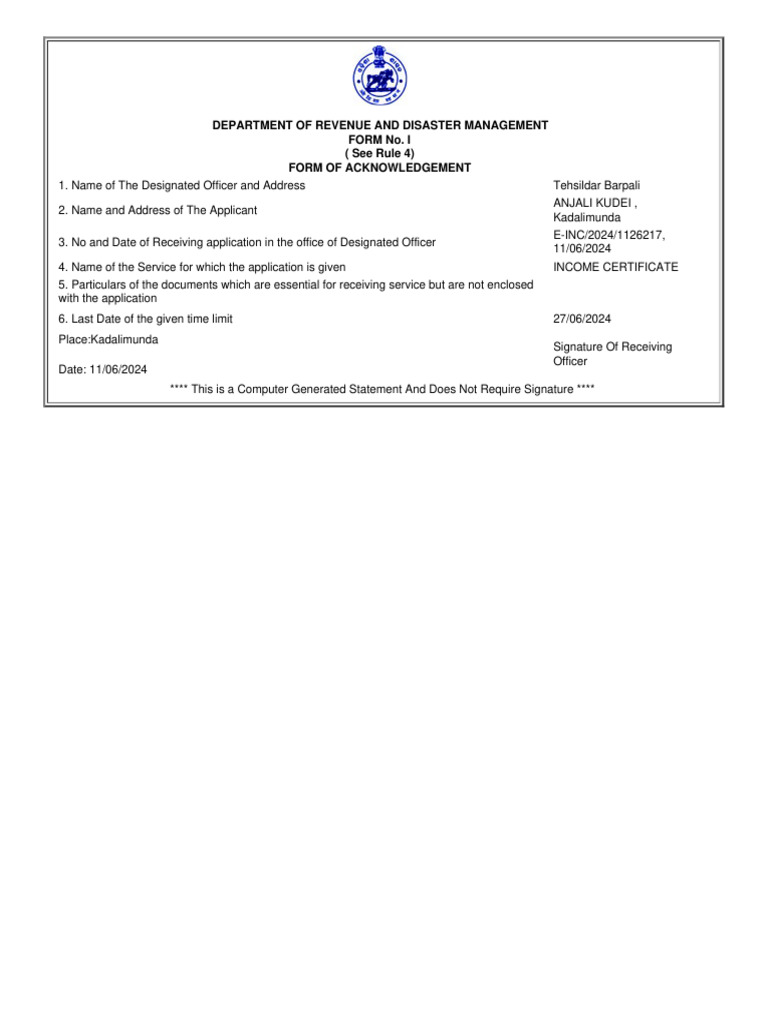 Anjali Kudei Resident | PDF