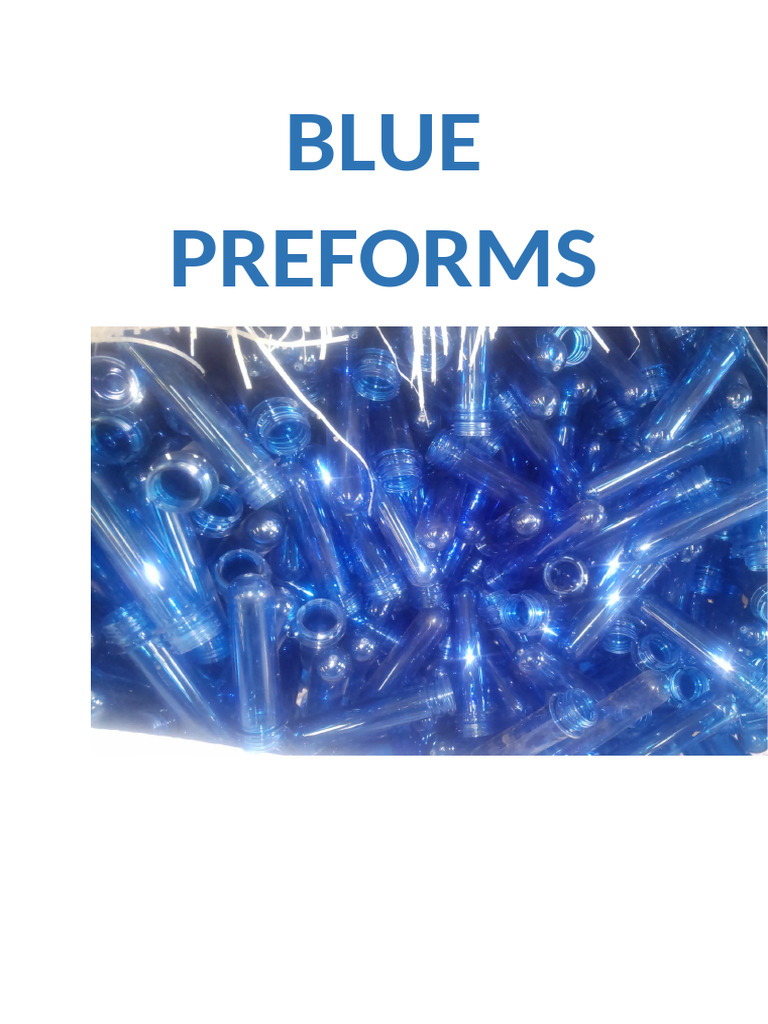 Blue Preforms | PDF