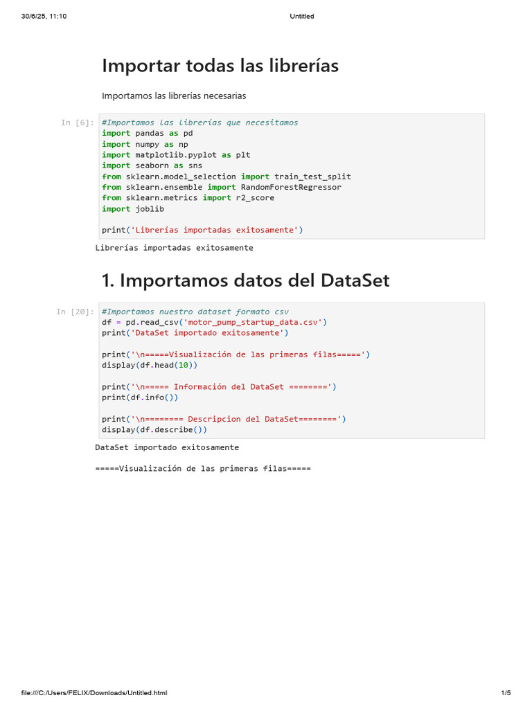 Importar Todas Las Librerías | PDF