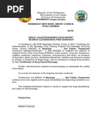 Badac Accomplishment Report | PDF