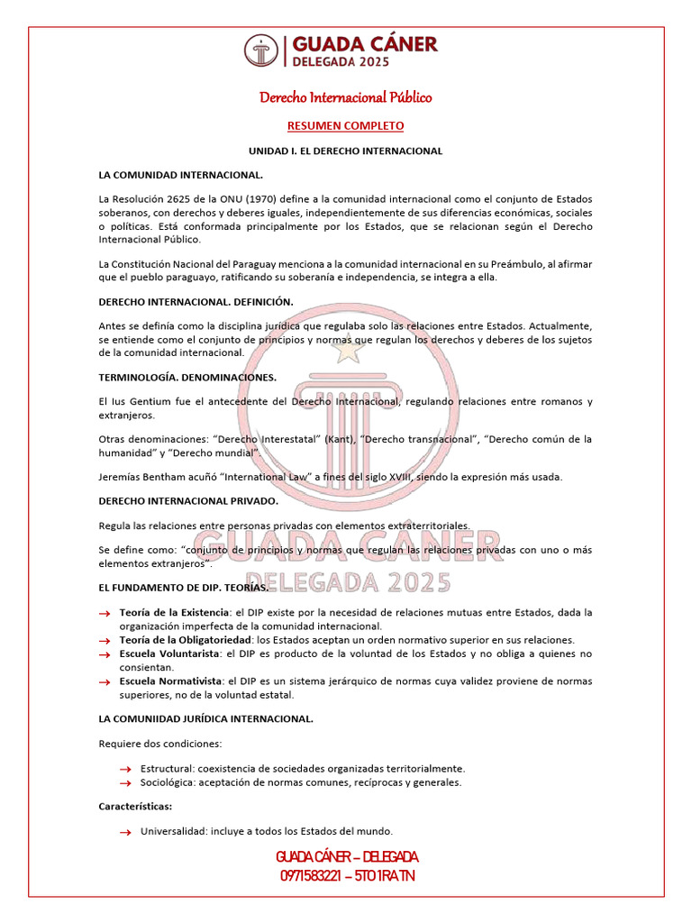 Resumen Completo Dip GC | PDF