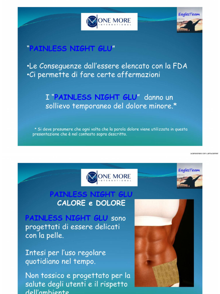Painless Night Glu OneMore International | PDF