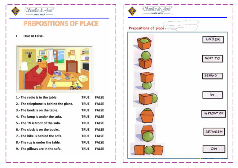 1st Prepo of Place | PDF