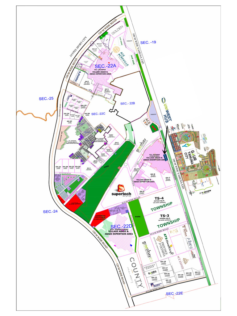 SECTOR 22A 22D GH Plots Layout 06may PDF | PDF