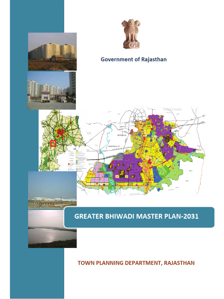 Greater Bhiwadi Master Plan 2031 | PDF | Planning | Urbanization