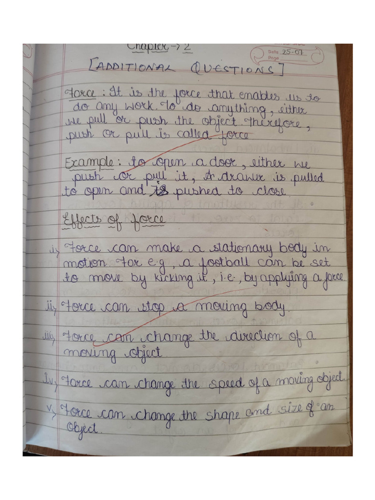 Chapter-2-Force & Laws of Motion | PDF