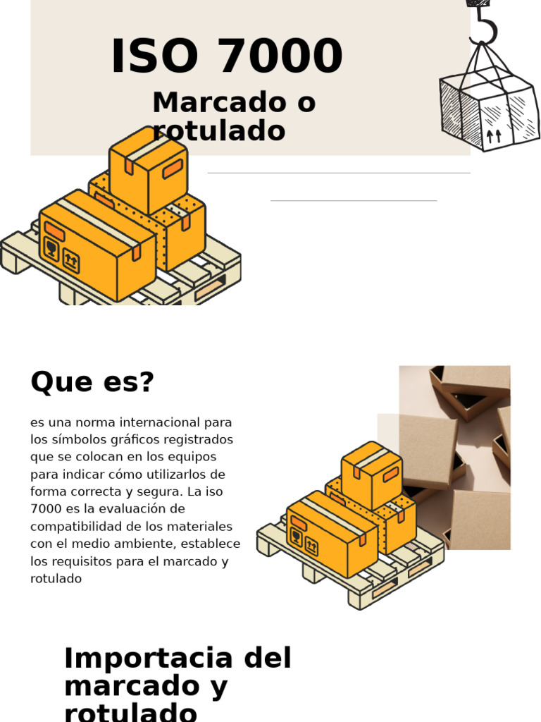 Normativa ISO 7000: Marcado y Rotulado | PDF